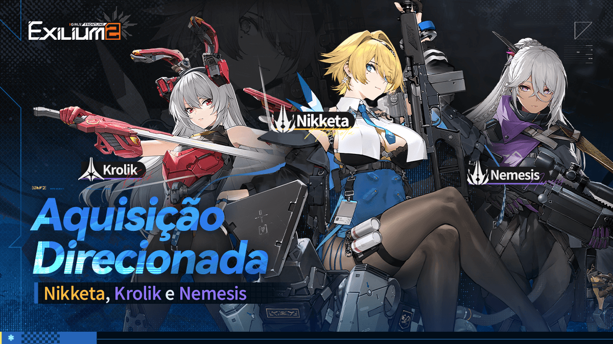 Site Oficial - Girls Frontline 2: Exilium | Fronteiras do Novo Mundo